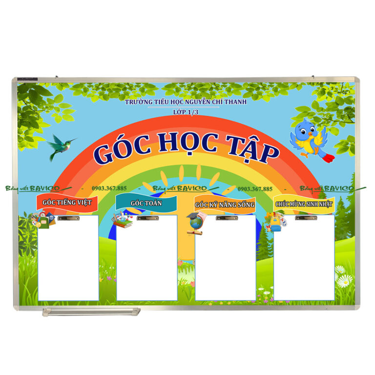 Bảng Góc Học Tập I Bảng Trang Trí Lớp Học - Freeship tại TP.HCM