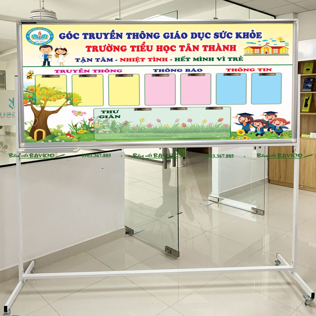 Bảng Góc Truyền Thông Giáo Dục Sức Khỏe I Bảng Có Chân Di Động