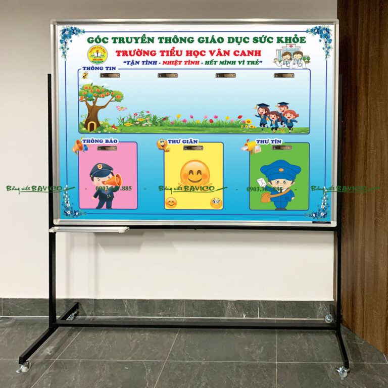 Bảng Góc Truyền Thông Giáo Dục Sức Khỏe I Bảng Có Chân Di Động