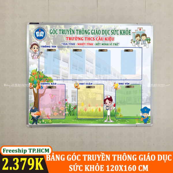 Bảng Góc Truyền Thông Giáo Dục Sức Khỏe 120x160 I Bảng Treo Tường